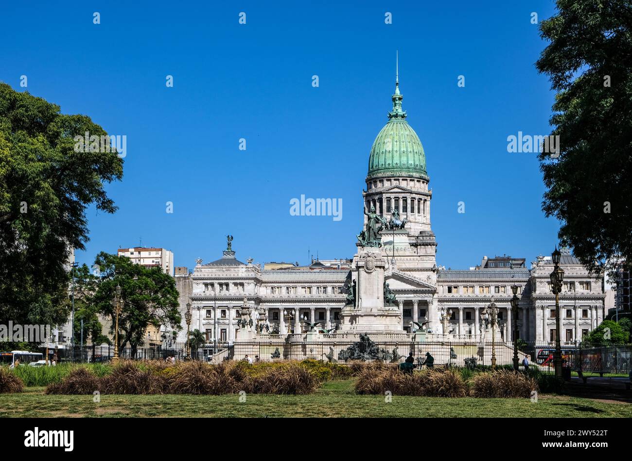 Buenos Aires, Argentina - Parliament. The Argentine Congress Palace ...