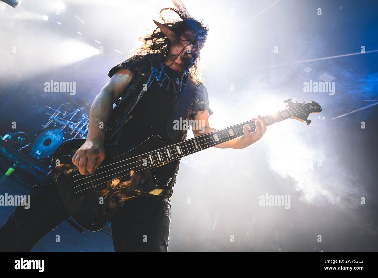 Aarhus, Denmark. 02nd, April 2024. The Finnish folk metal band ...