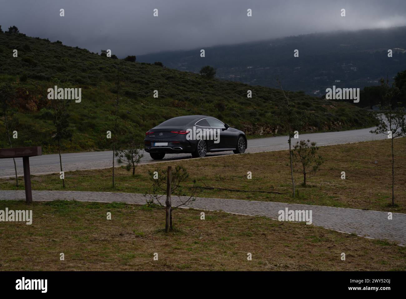 Mercedes CLE. The new coupé from mercedes Stock Photo - Alamy
