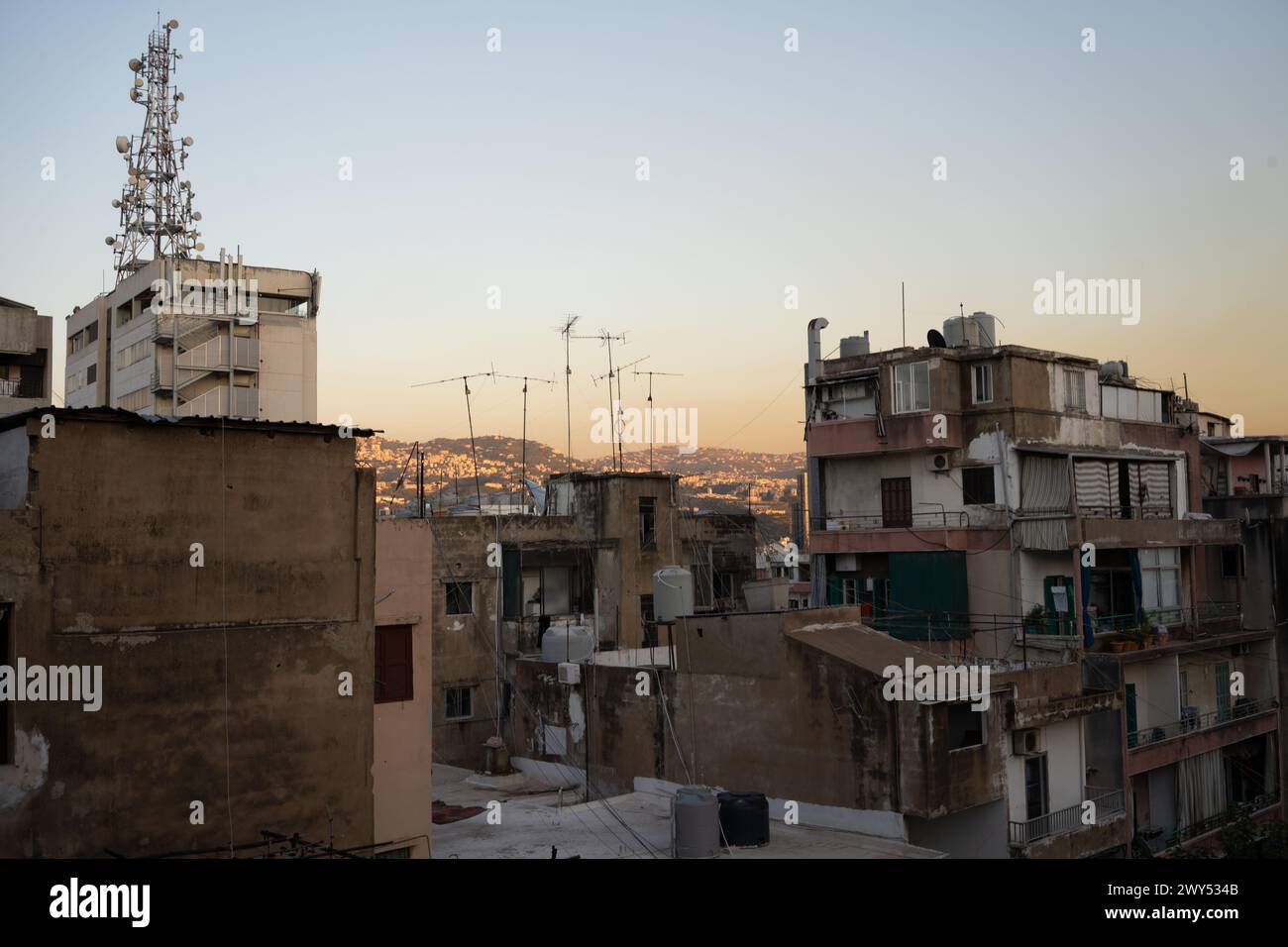 The skyline of Beirut, Lebanon Stock Photo - Alamy