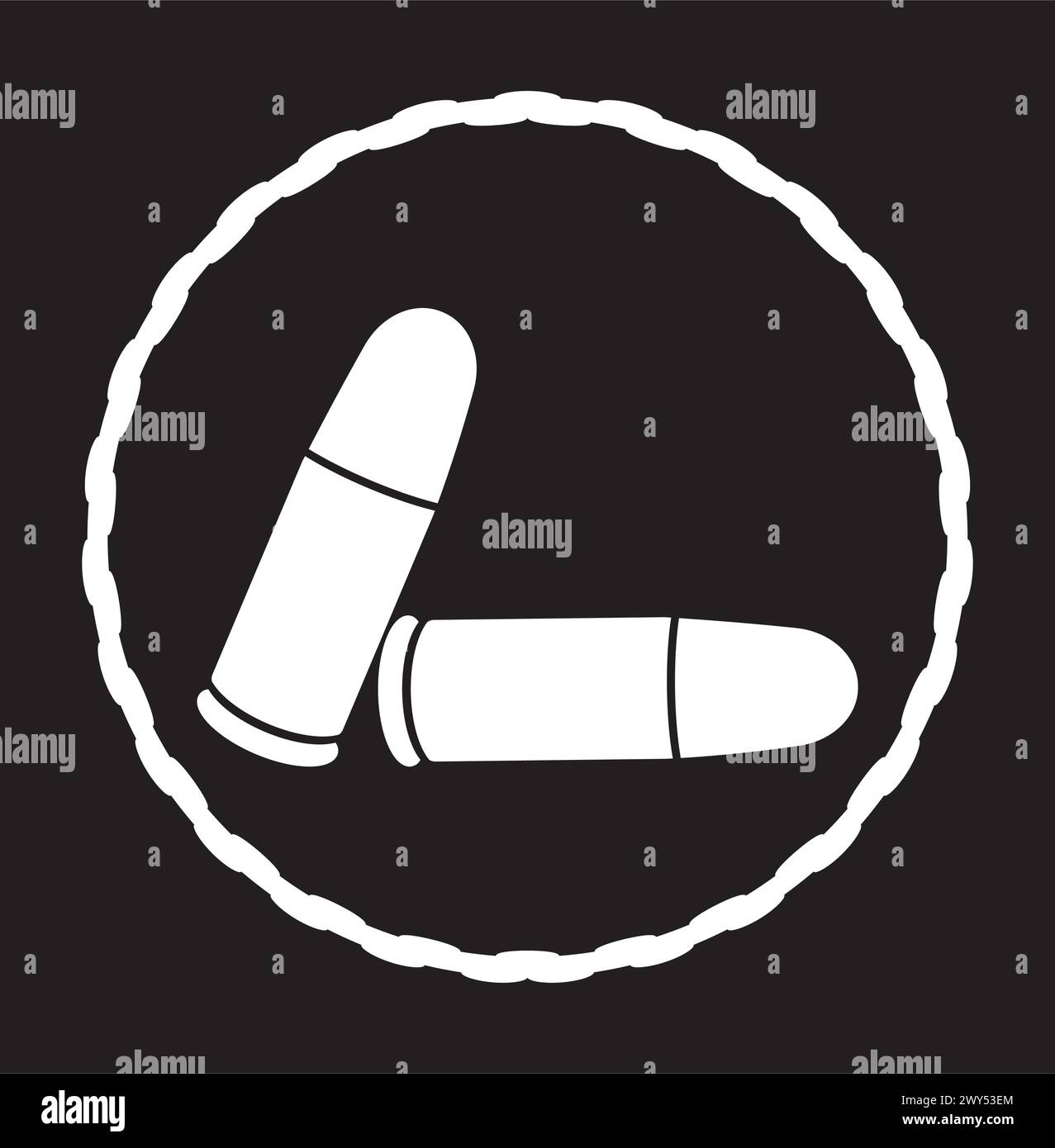 Bullet icon vector illustration symbol design Stock Vector Image & Art ...