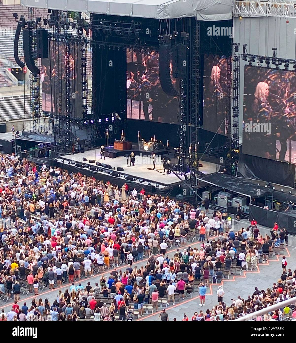 Columbus, Ohio, USA - 5 August 2023: People enjoying a concert in the ...