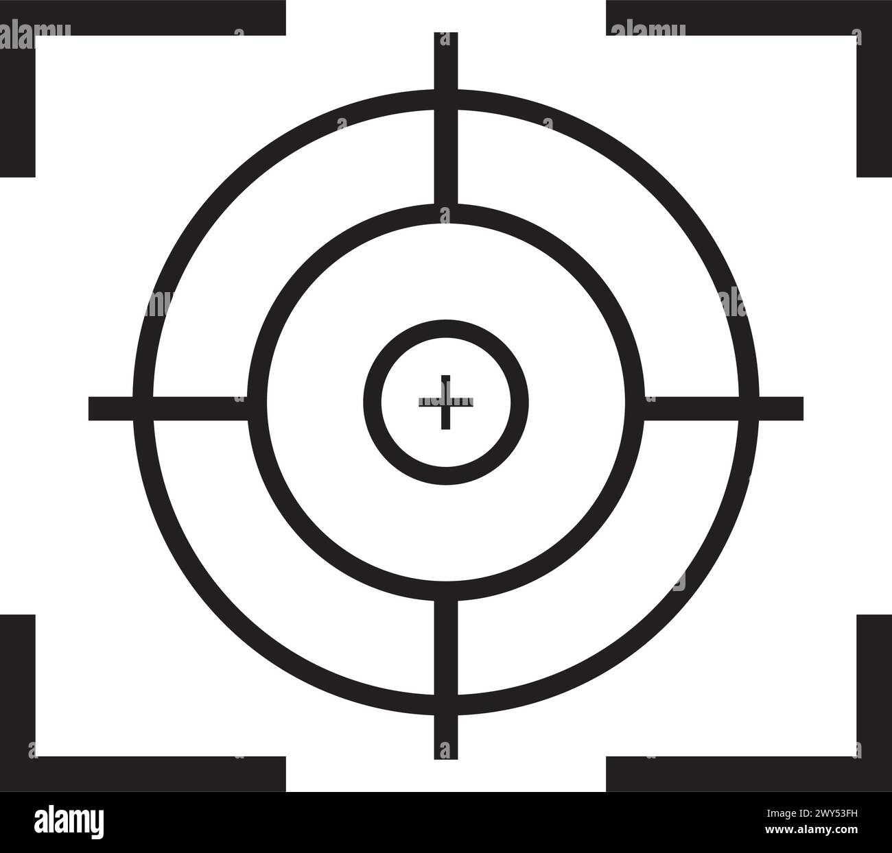 Target icon vector illustration symbol design Stock Vector Image & Art ...