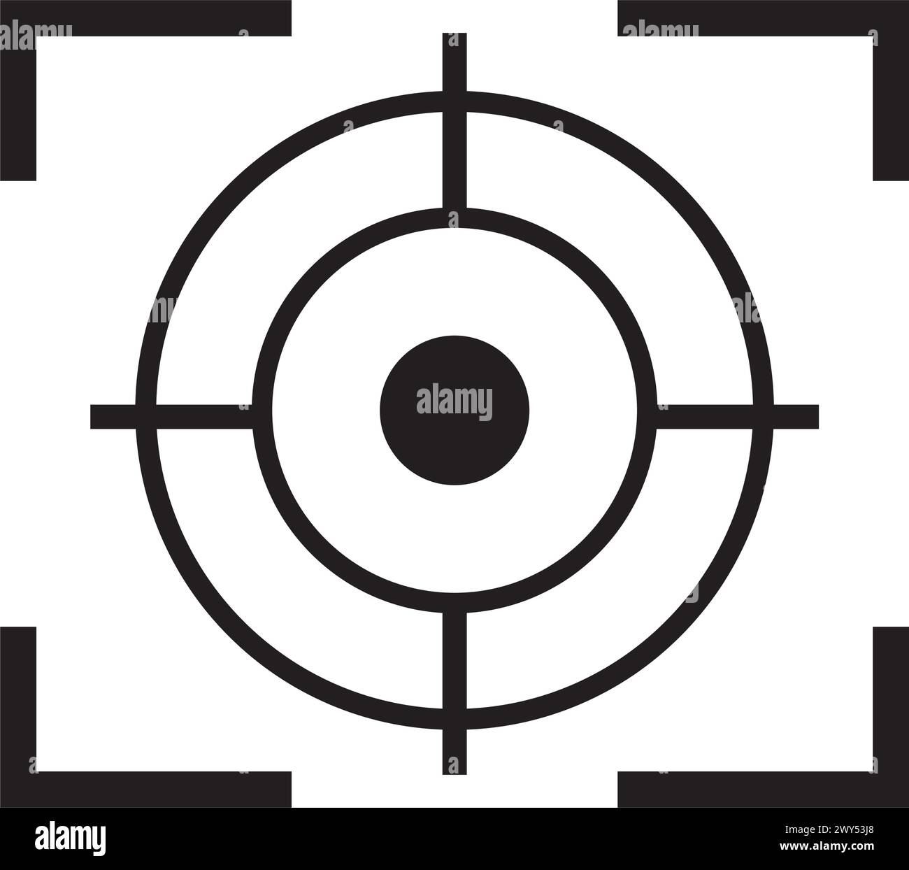 Blank round bullet Stock Vector Images - Alamy