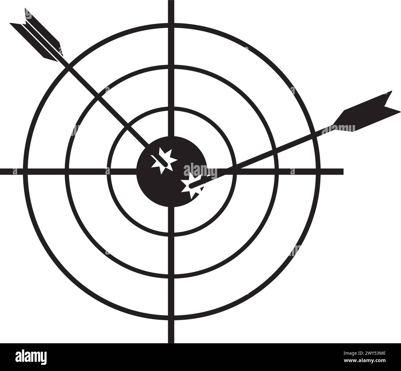 Target icon vector illustration symbol design Stock Vector Image & Art ...