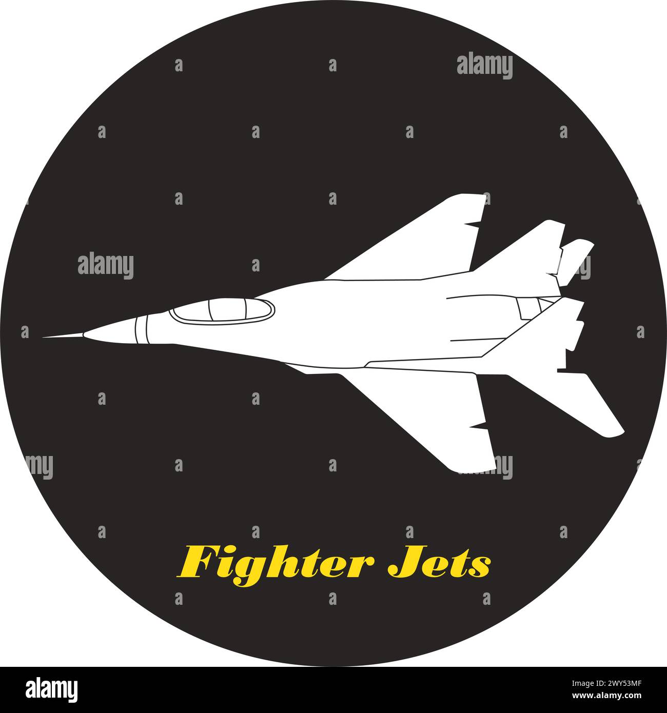 Sukhoi aircraft air military fighter Stock Vector Images - Alamy