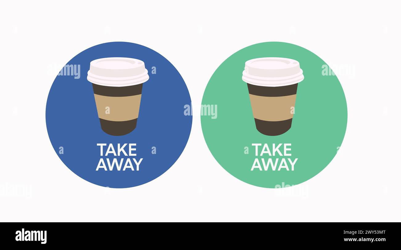 Take away shop sign Cut Out Stock Images & Pictures - Alamy