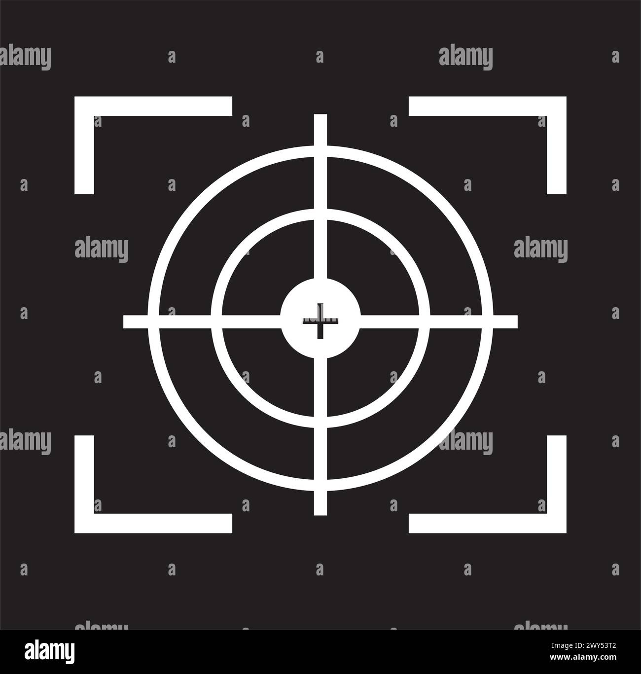 Target icon vector illustration symbol design Stock Vector Image & Art ...