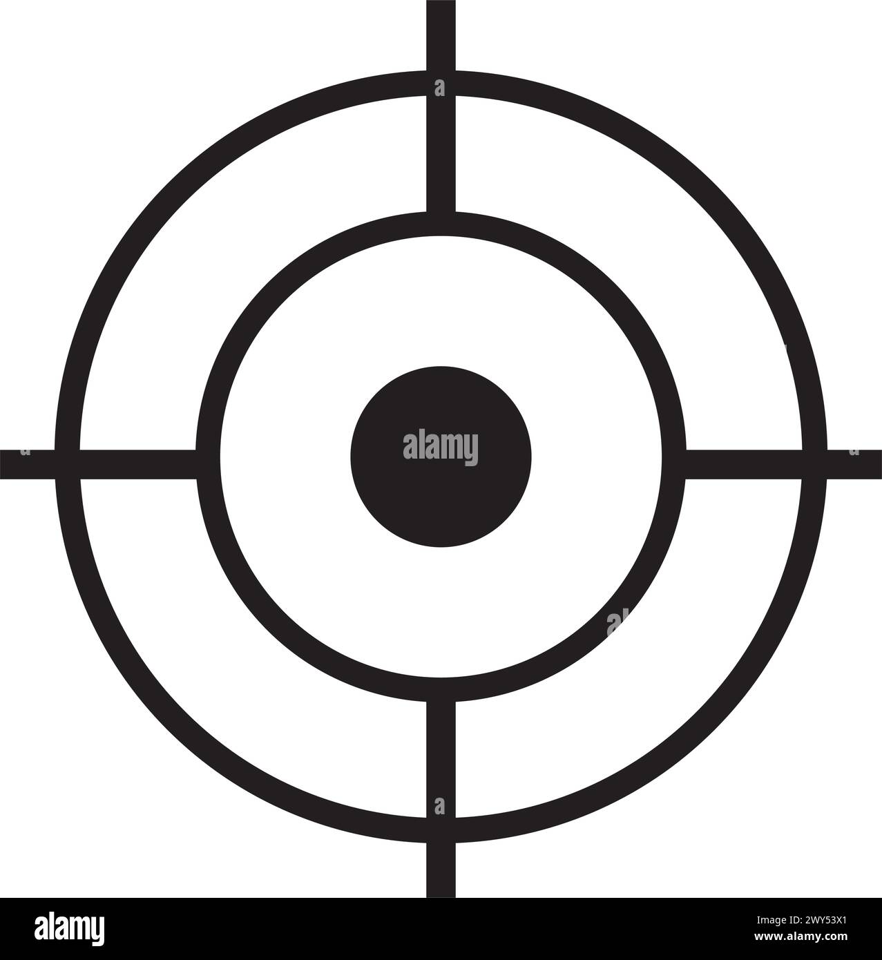 Target icon vector illustration symbol design Stock Vector Image & Art ...