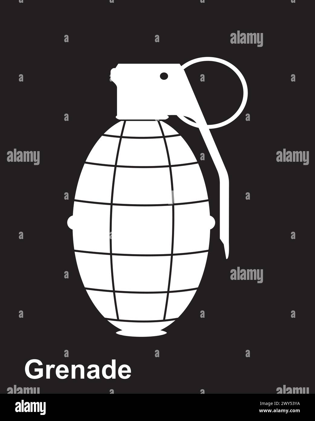 Grenade icon vector illustration symbol design Stock Vector Image & Art ...