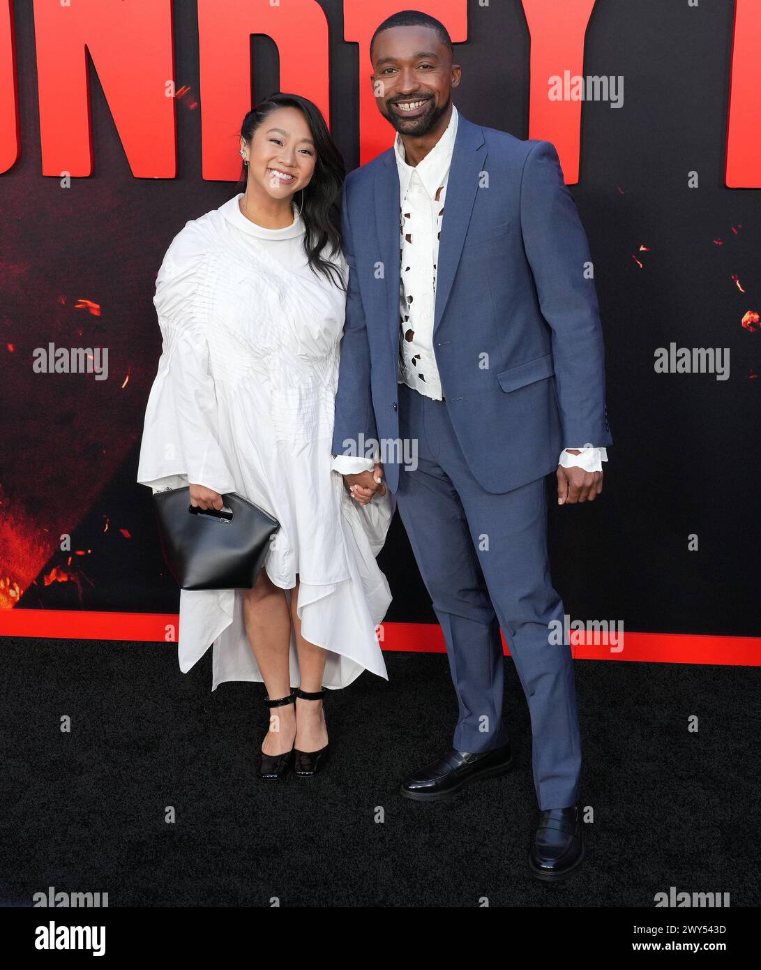 Los Angeles, USA. 03rd Apr, 2024. (L-R) Stephanie Hsu and Allan K ...