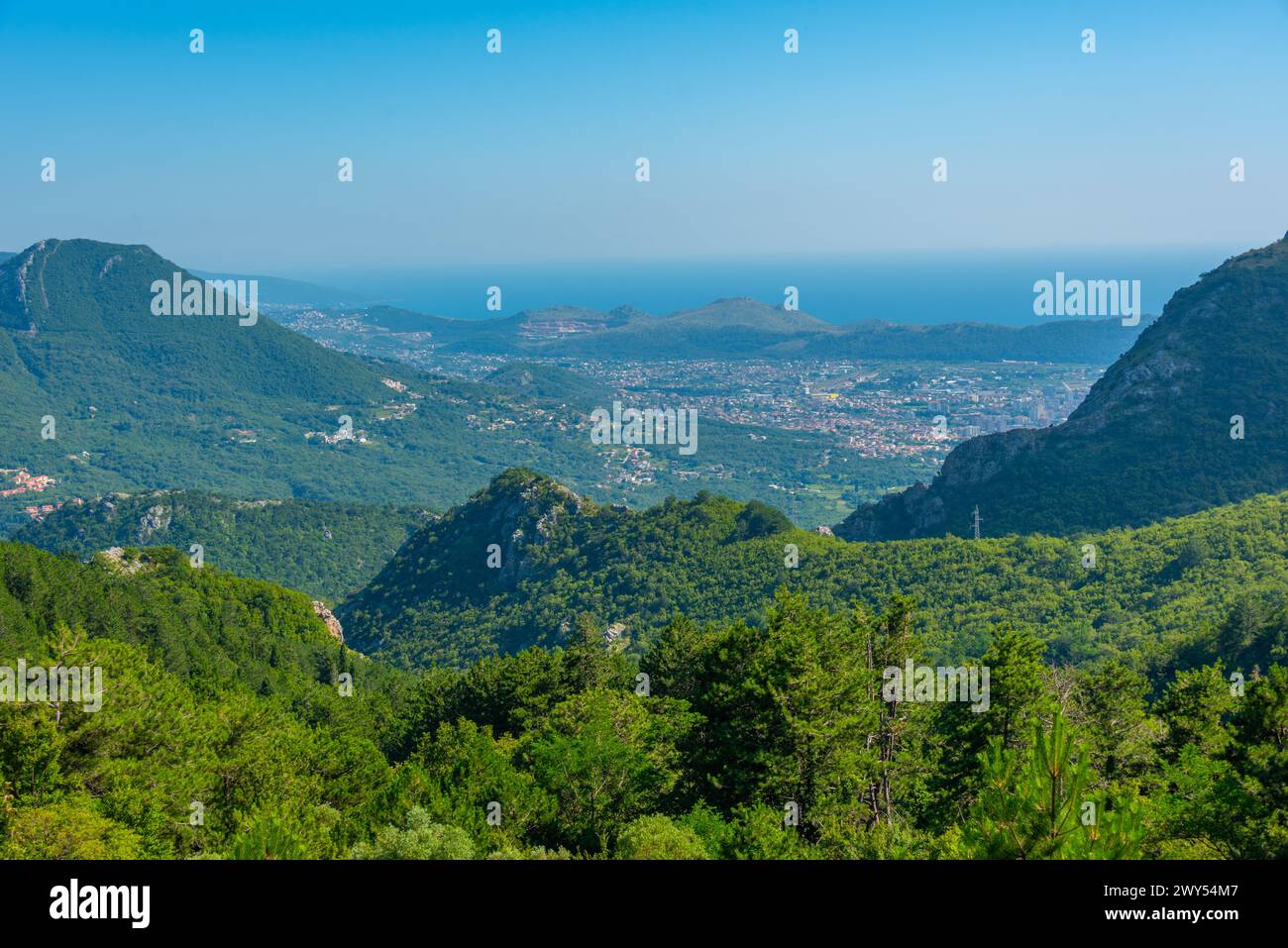 Panorama view of Bar in Montenegro Stock Photo - Alamy