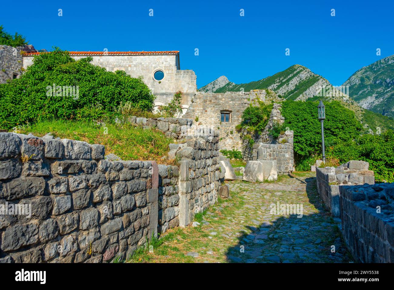 Ruins of the Stari Bar fortress in montenegro Stock Photo - Alamy