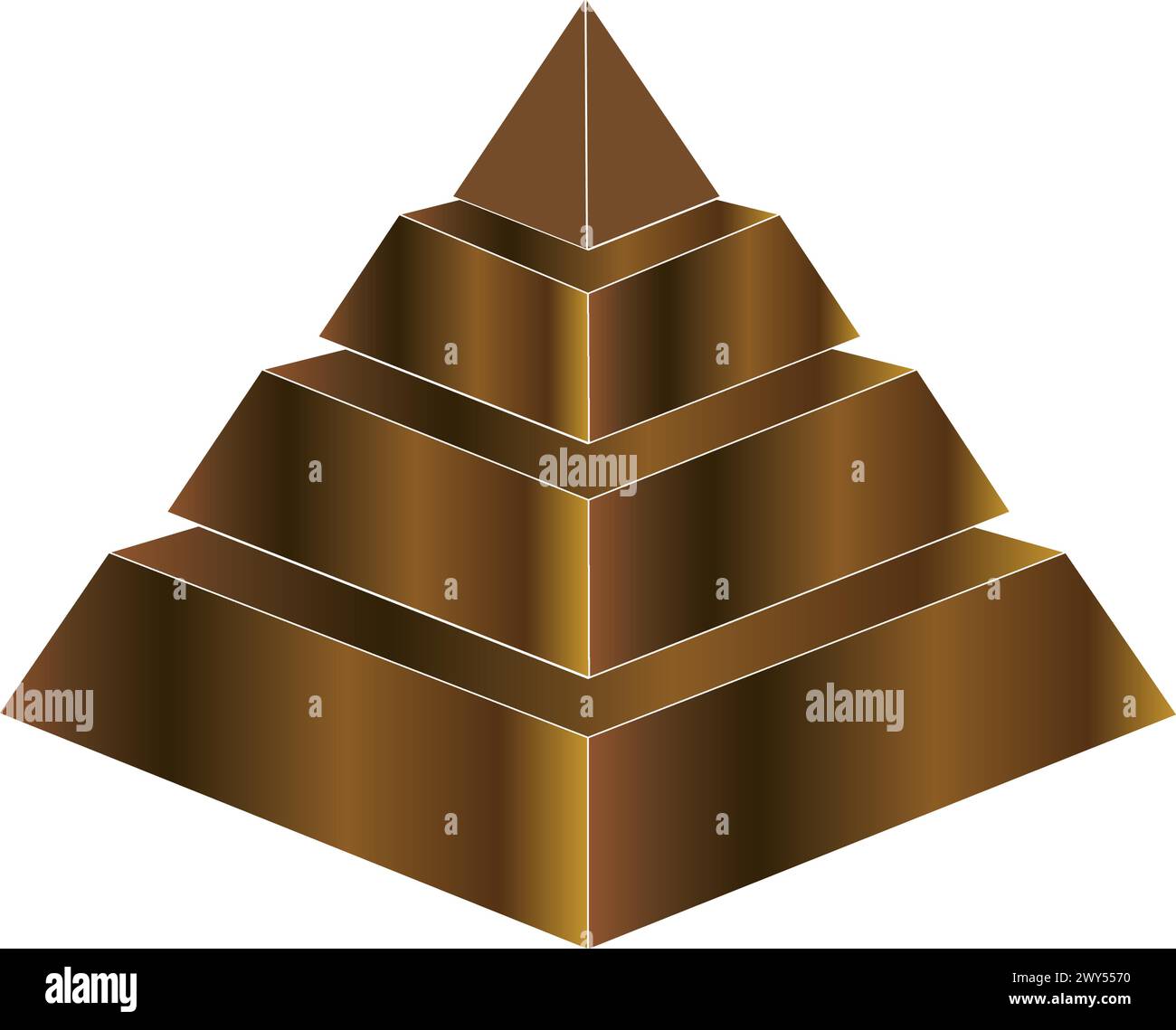 Pyramid icon vector illustration symbol design Stock Vector Image & Art ...