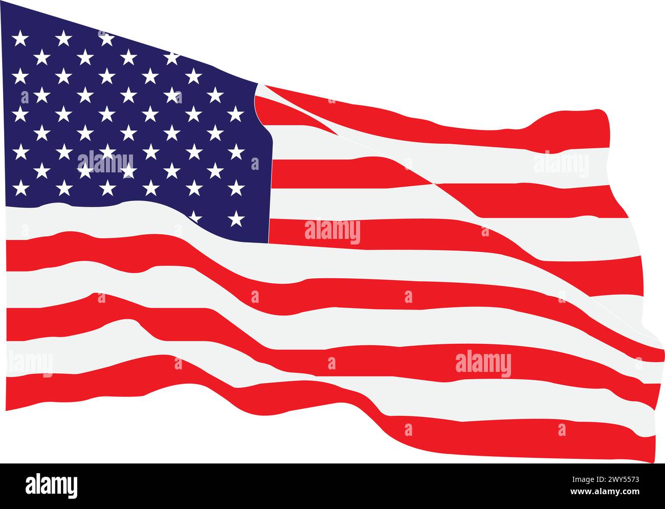 American flag icon vector illustration symbol design Stock Vector Image ...