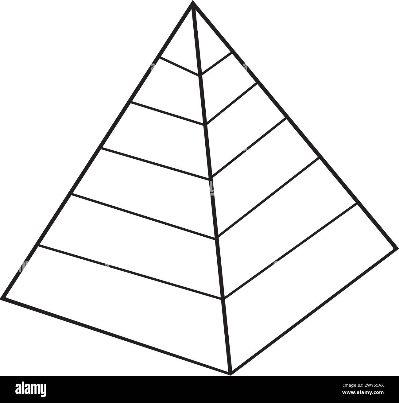 Pyramid icon vector illustration symbol design Stock Vector Image & Art ...