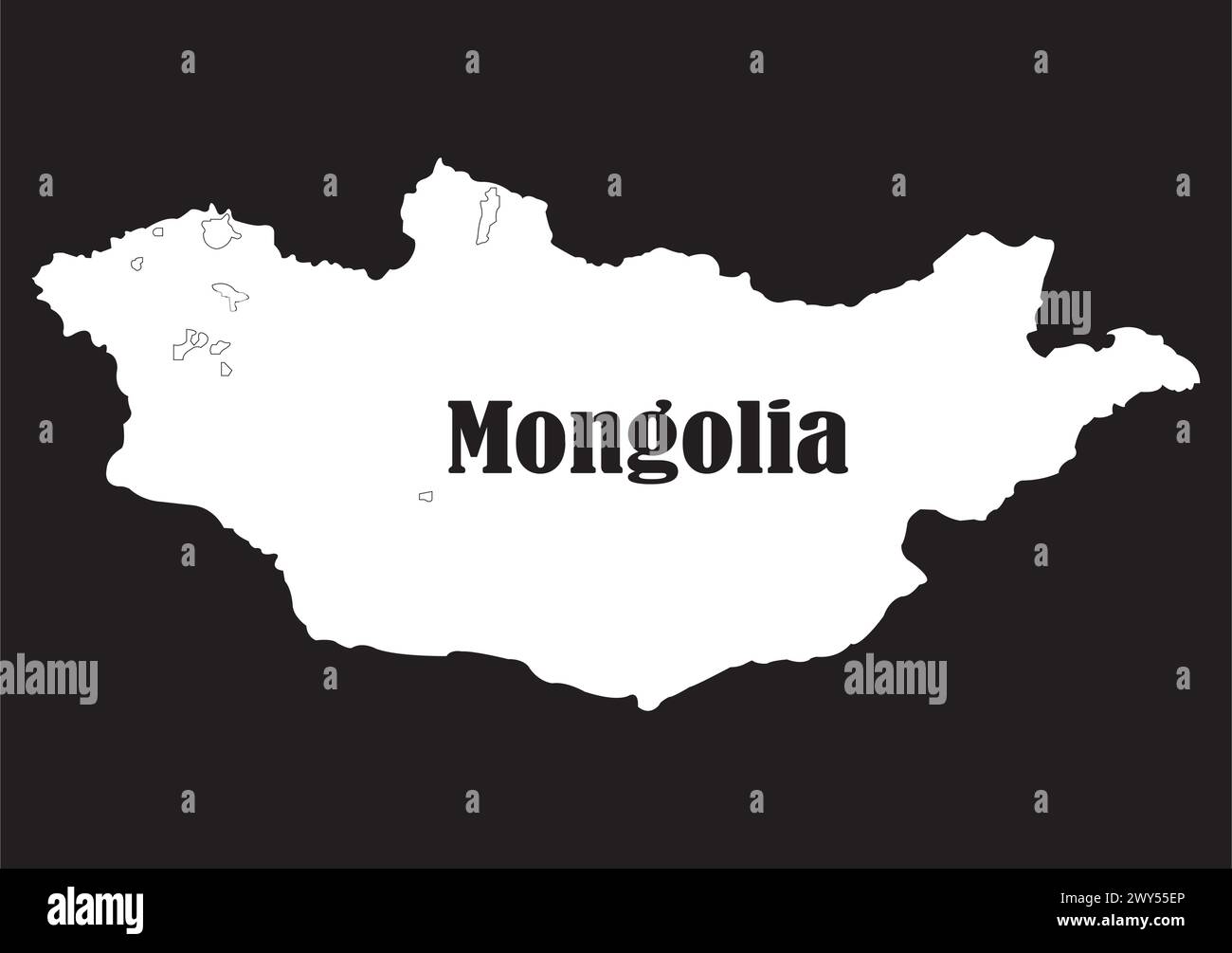 Mongolia map icon vector illustration symbol design Stock Vector Image ...