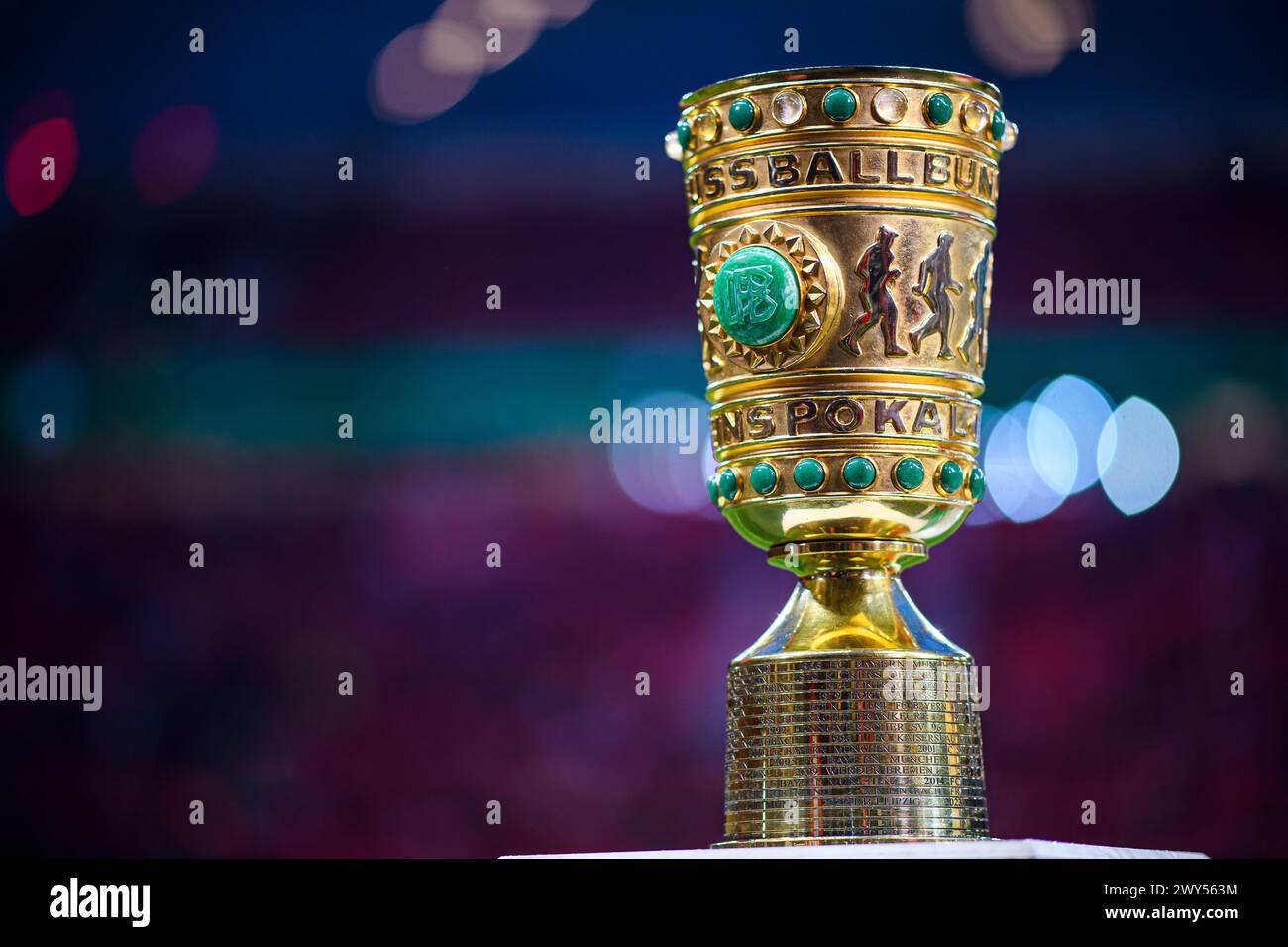 LEVERKUSEN, GERMANY - 3 APRIL, 2024: The Germany Cup. DFB Pokal at ...