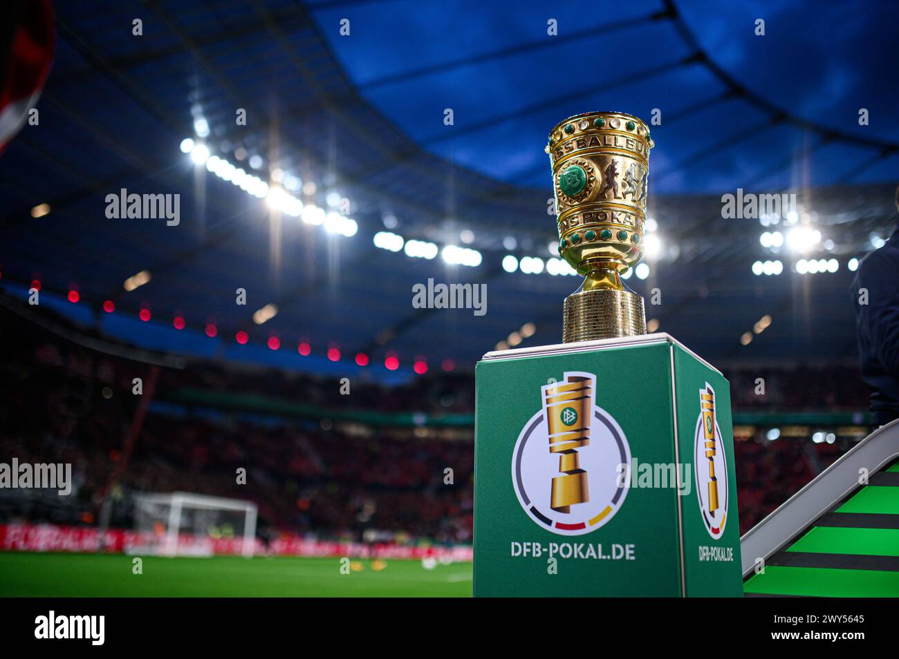 LEVERKUSEN, GERMANY - 3 APRIL, 2024: The Germany Cup. DFB Pokal at ...