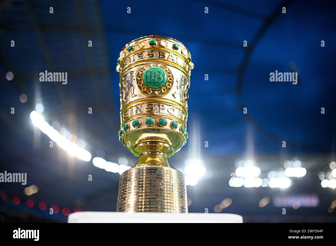 LEVERKUSEN, GERMANY - 3 APRIL, 2024: The Germany Cup. DFB Pokal at ...