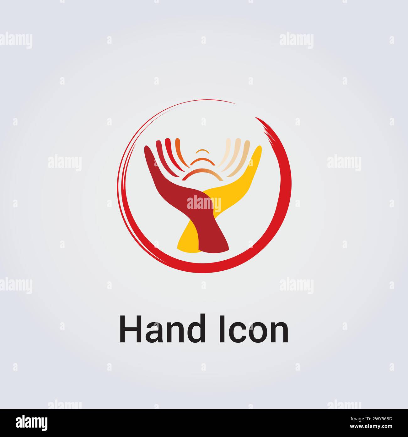 Prayer hands icon hi-res stock photography and images - Alamy
