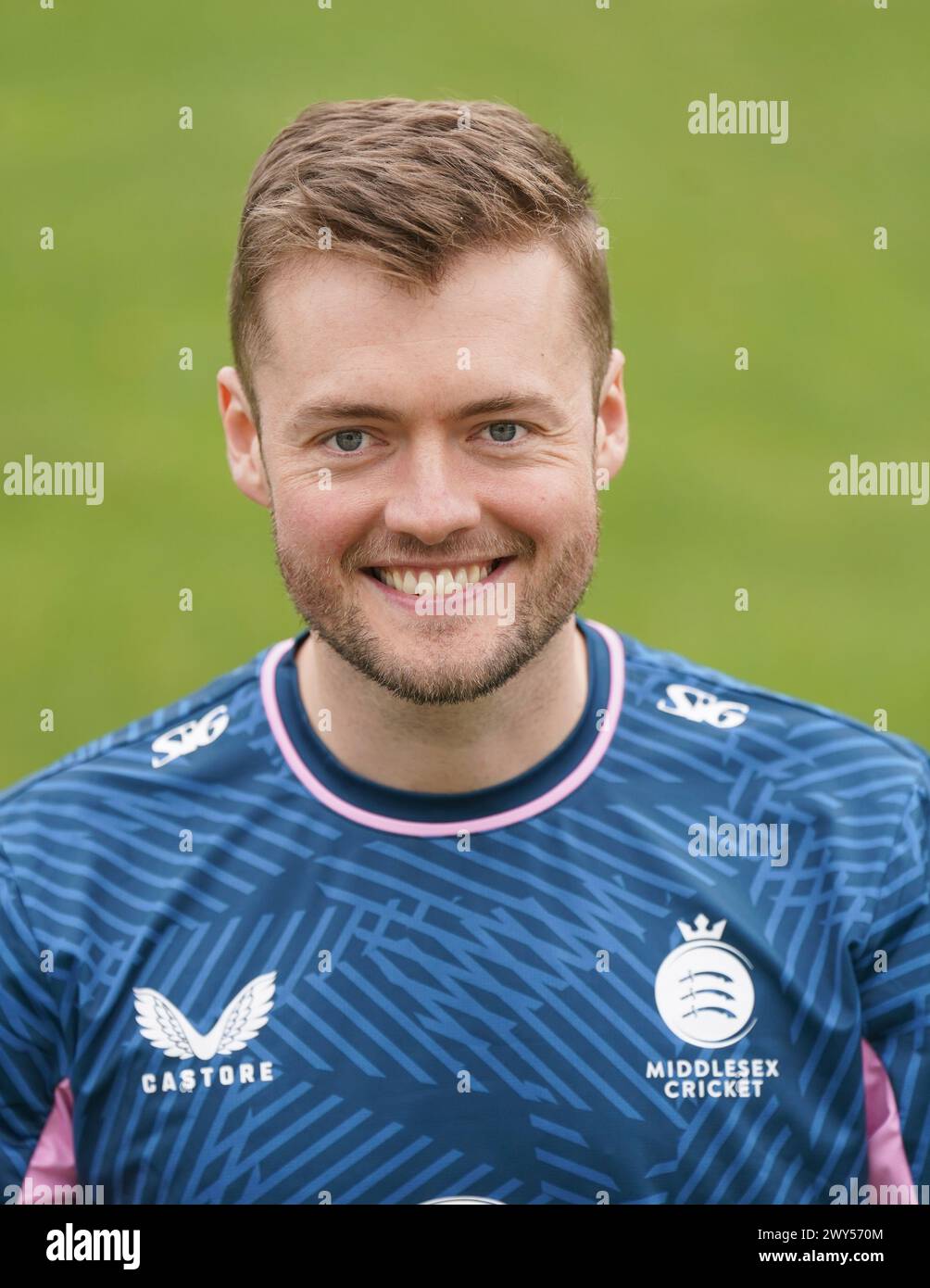 Middlesex's Tom Helm during a media day at Lord's, London. Picture date ...