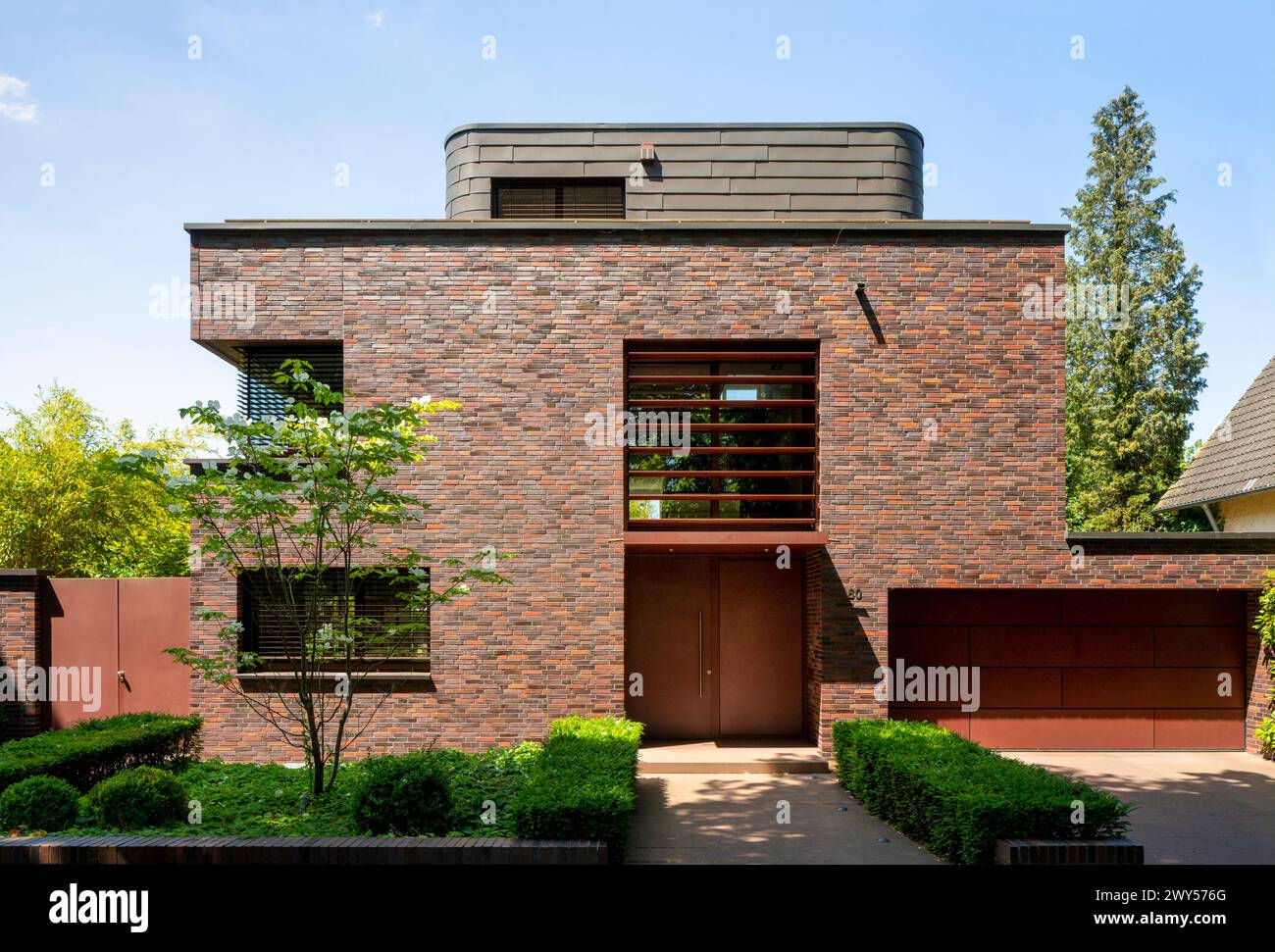 Krefeld, Wohnhaus am Flohbusch, Architekt: Piet Reymann Stock Photo - Alamy