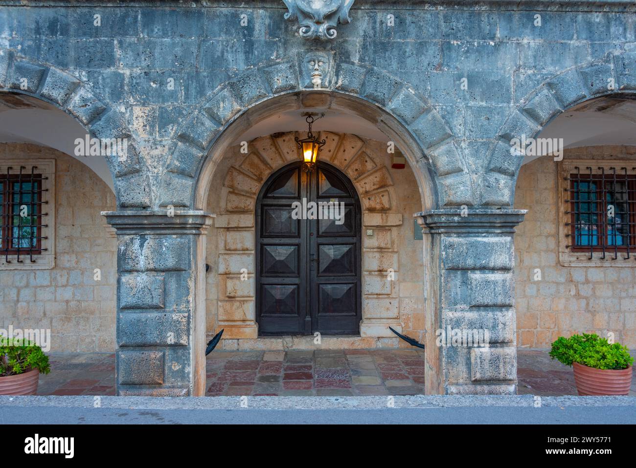 Perast museum during a summer day in montenegro Stock Photo - Alamy