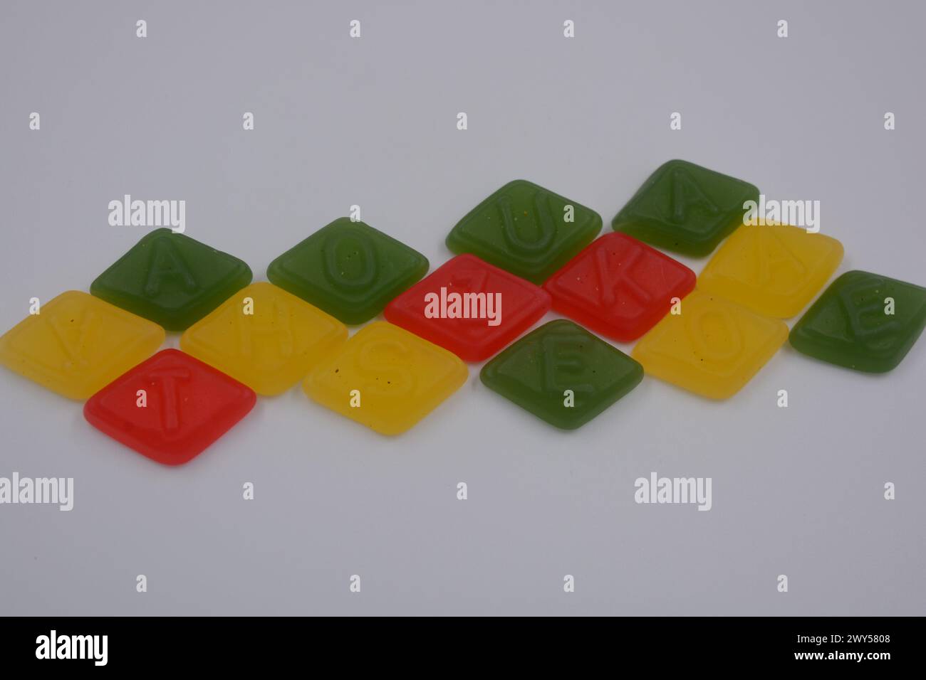 Beautiful and delicious sweets, delicious background. Red, green and ...