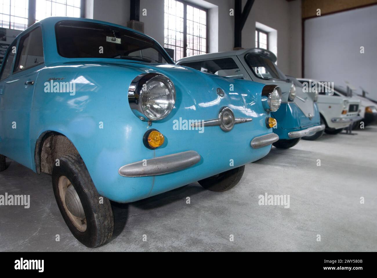 Car Mikrus, old cars, The Museum of Engineering and Technology in ...