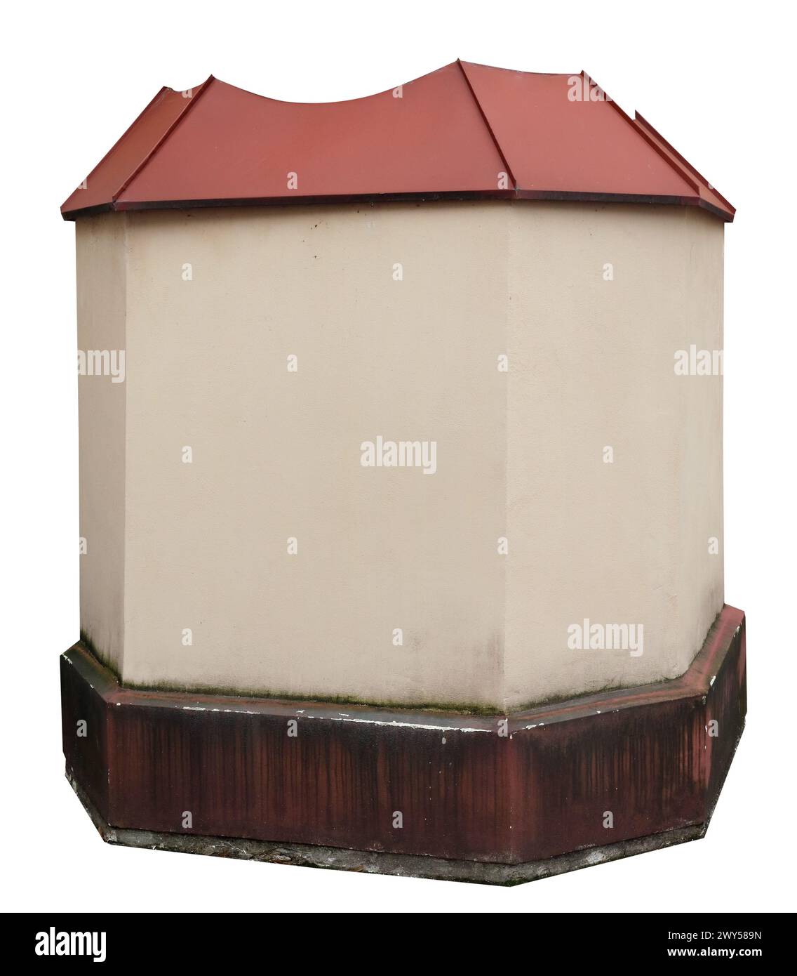 Old concrete column Cut Out Stock Images & Pictures - Alamy