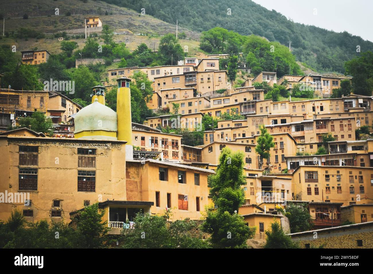Historical city of Masouleh, Iran. Unesco world heritage site in north ...