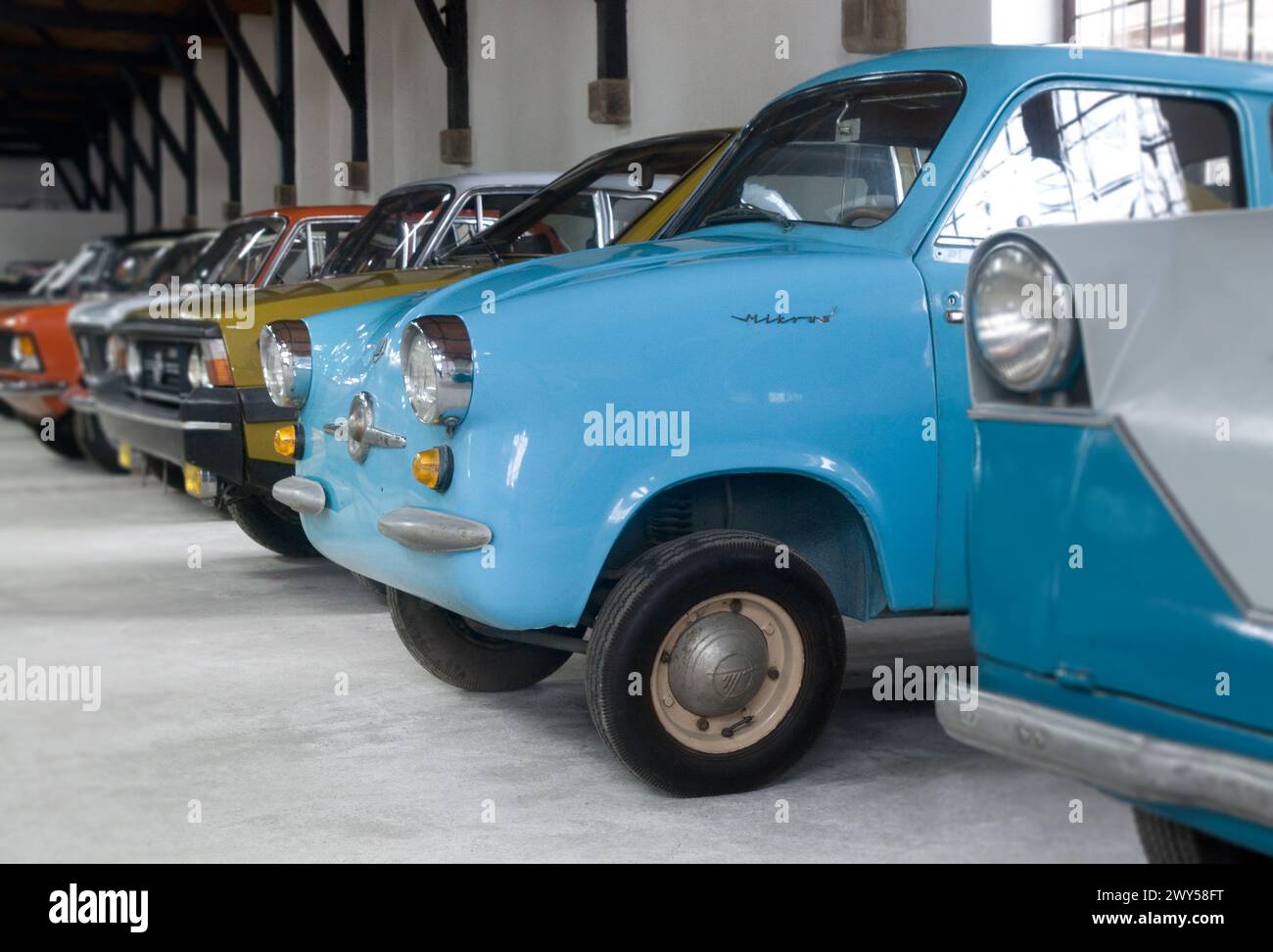 Car Mikrus, old cars, The Museum of Engineering and Technology in ...