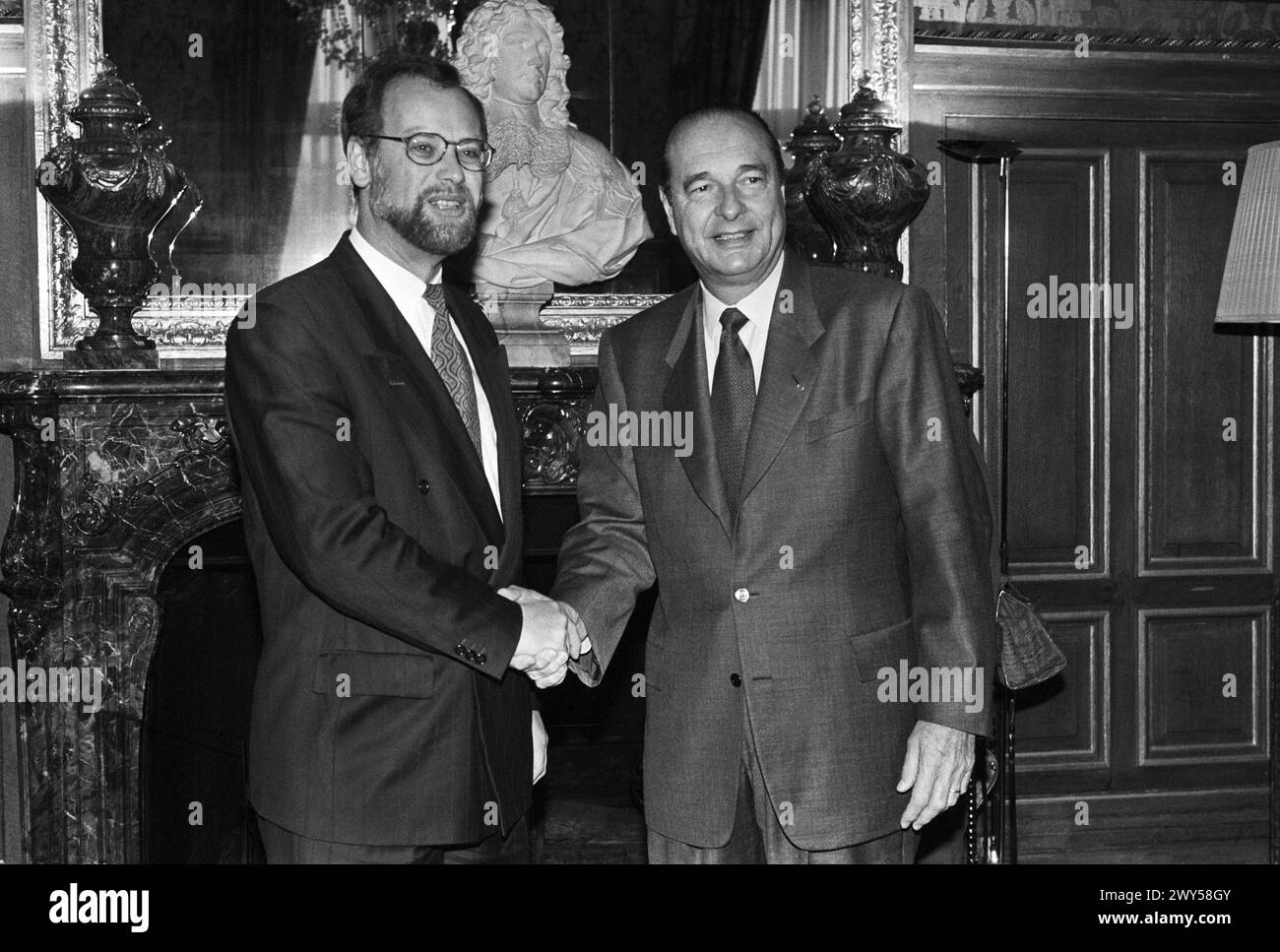 Frankreich, Paris, , 28.11.1993 Archiv.: 44-40-23 Antrittsbesuch des ...