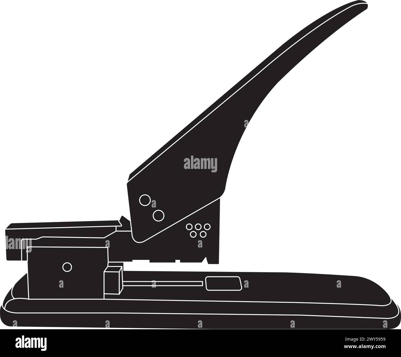 Paper hole puncher icon vector design template Stock Vector Image & Art ...