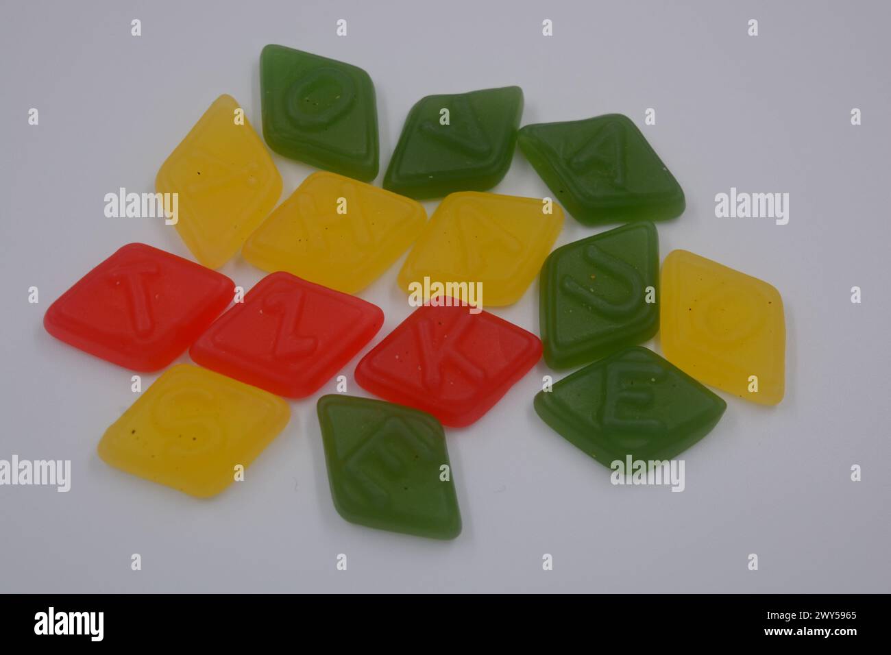 Beautiful and delicious sweets, delicious background. Red, green and ...