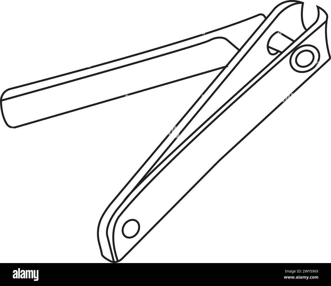 Nail clipper icon vector symbol design Stock Vector Image & Art - Alamy