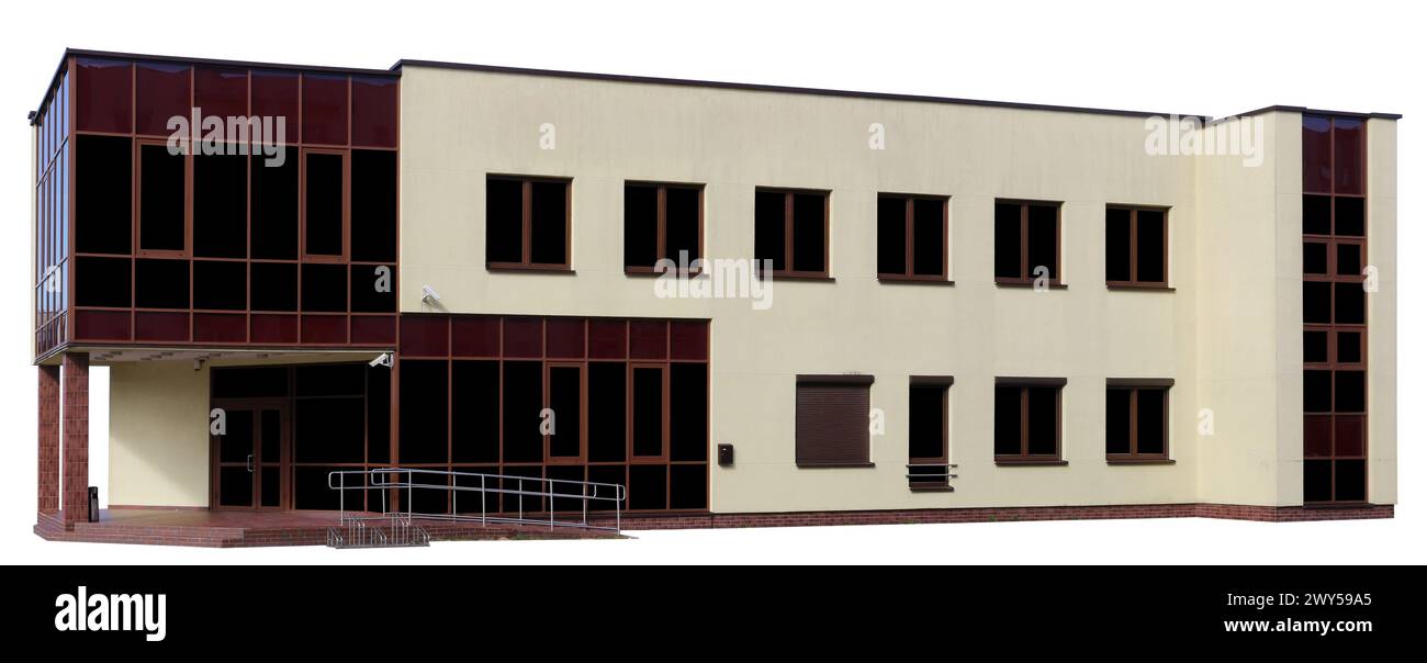 Two story office building Cut Out Stock Images & Pictures - Alamy