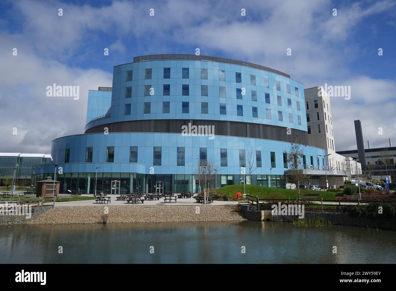 General view of the Royal Papworth Hospital in Trumpington, Cambridge ...