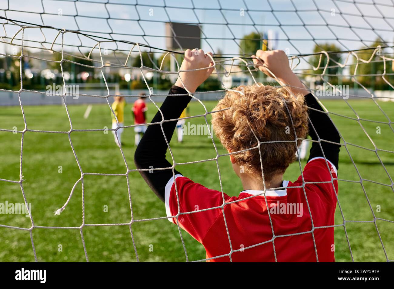 Confident goalkeeper hi-res stock photography and images - Alamy
