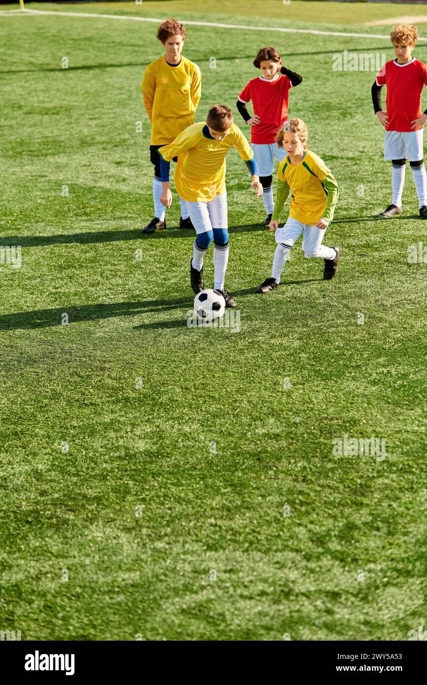 Kids cheering sports team field hi-res stock photography and images - Alamy
