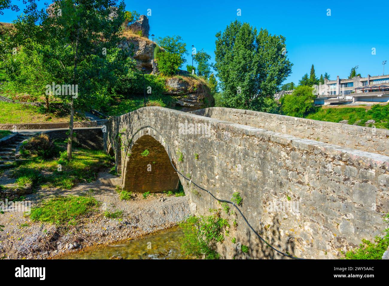 Nemanjin grad fortress in Podgorica, Montenegro Stock Photo - Alamy