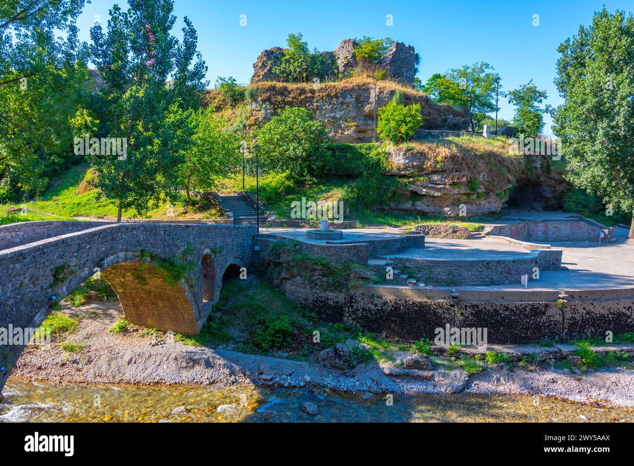 Nemanjin grad fortress in Podgorica, Montenegro Stock Photo - Alamy