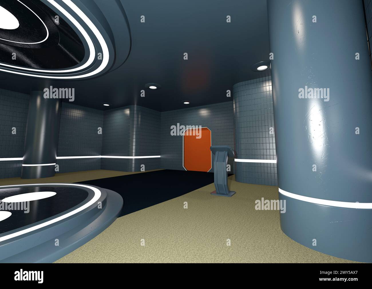 Teleporter sci fi hi-res stock photography and images - Alamy