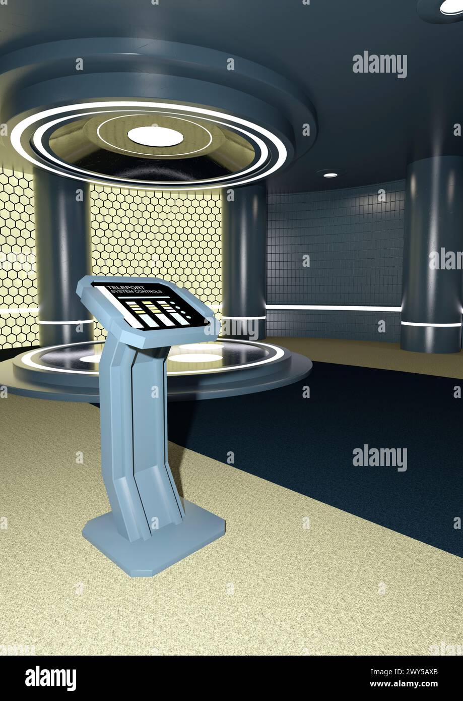 Teleporter sci fi hi-res stock photography and images - Alamy