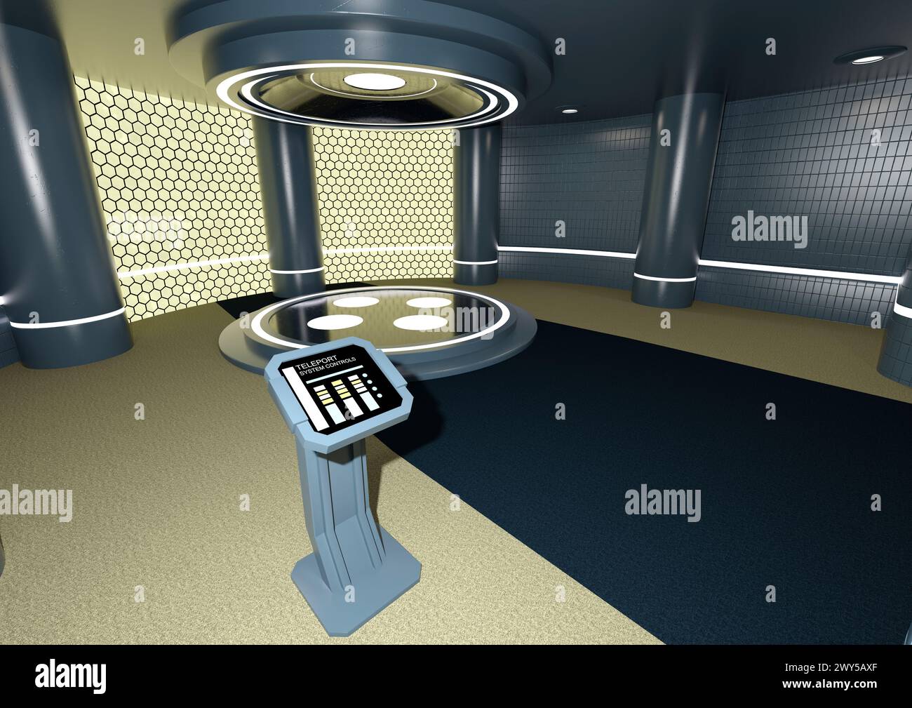Teleporter sci fi hi-res stock photography and images - Alamy