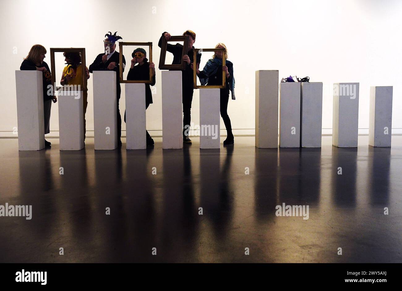 Incognito artists (from left to right) President of the RHA Abigail O ...