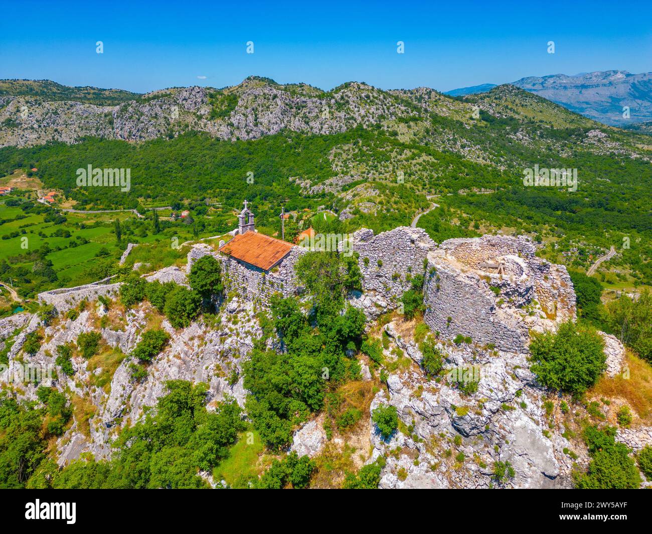 Ancient Illyrian City of Meteon (Medun) in Montenegro Stock Photo - Alamy