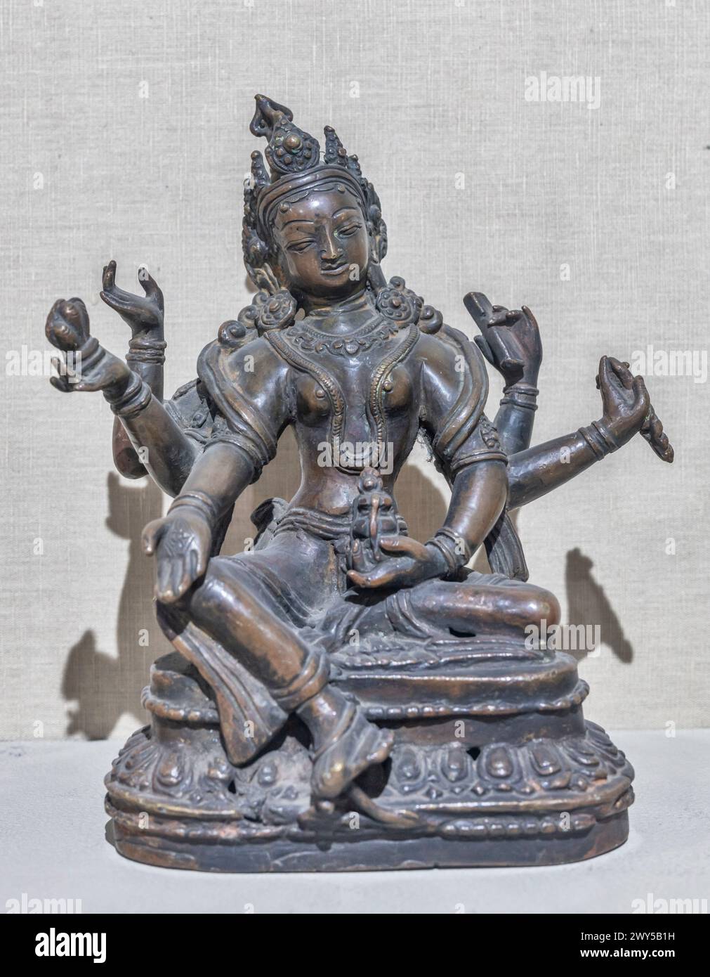 Tara, 9th century, bronze, Sri Pratap Singh Museum, Srinagar, Kashmir ...