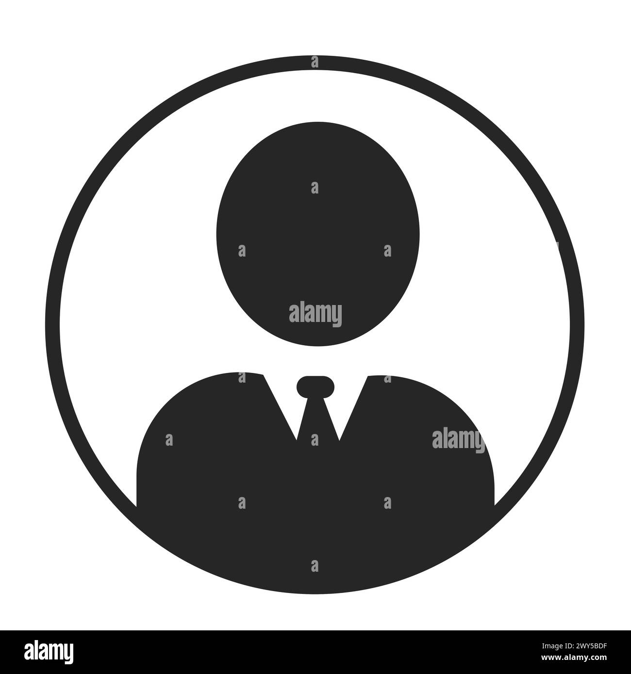 Set of User Profile Icons Isolated on White Background Stock Vector Image & Art - Alamy